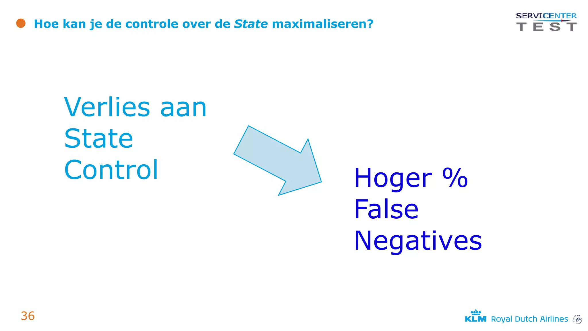 Reduceer je False Negatives - Peter Wanders van KLM | PDF