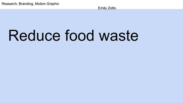 Reduce Food Waste Nudge | PPTX