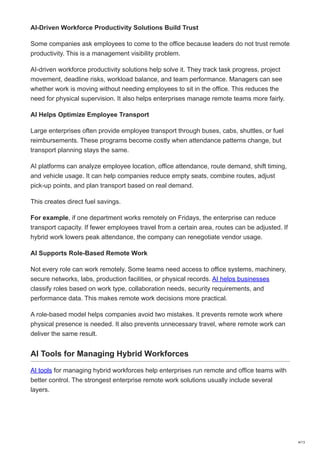 Reducing Fuel Costs with AI-Powered Remote Work Solutions for ...