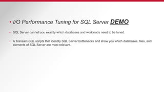 Reduce latency and boost sql server io performance | PPT