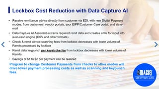 Reduce lockbox fees with data capture ai | PPT