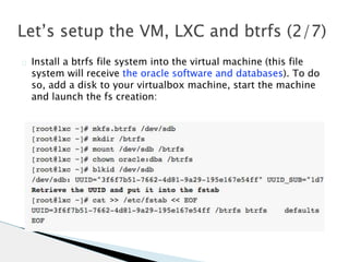 Reduce Resource Consumption & Clone in Seconds your Oracle Virtual Environment on your Laptop ...