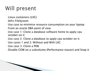 Reduce Resource Consumption & Clone in Seconds your Oracle Virtual ...