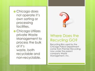 Reduce, Reuse, Recycle | PPTX
