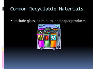 Reduce,reuse,recycle | PPSX | Environment | Science