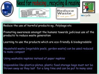 Reduce recycle reuse | PPT