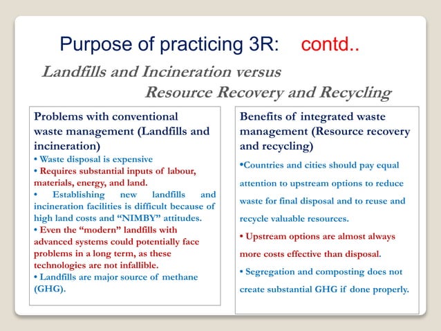 Reduce,Reuse,Recycle | PPTX | Environmental Services Industry | Industries