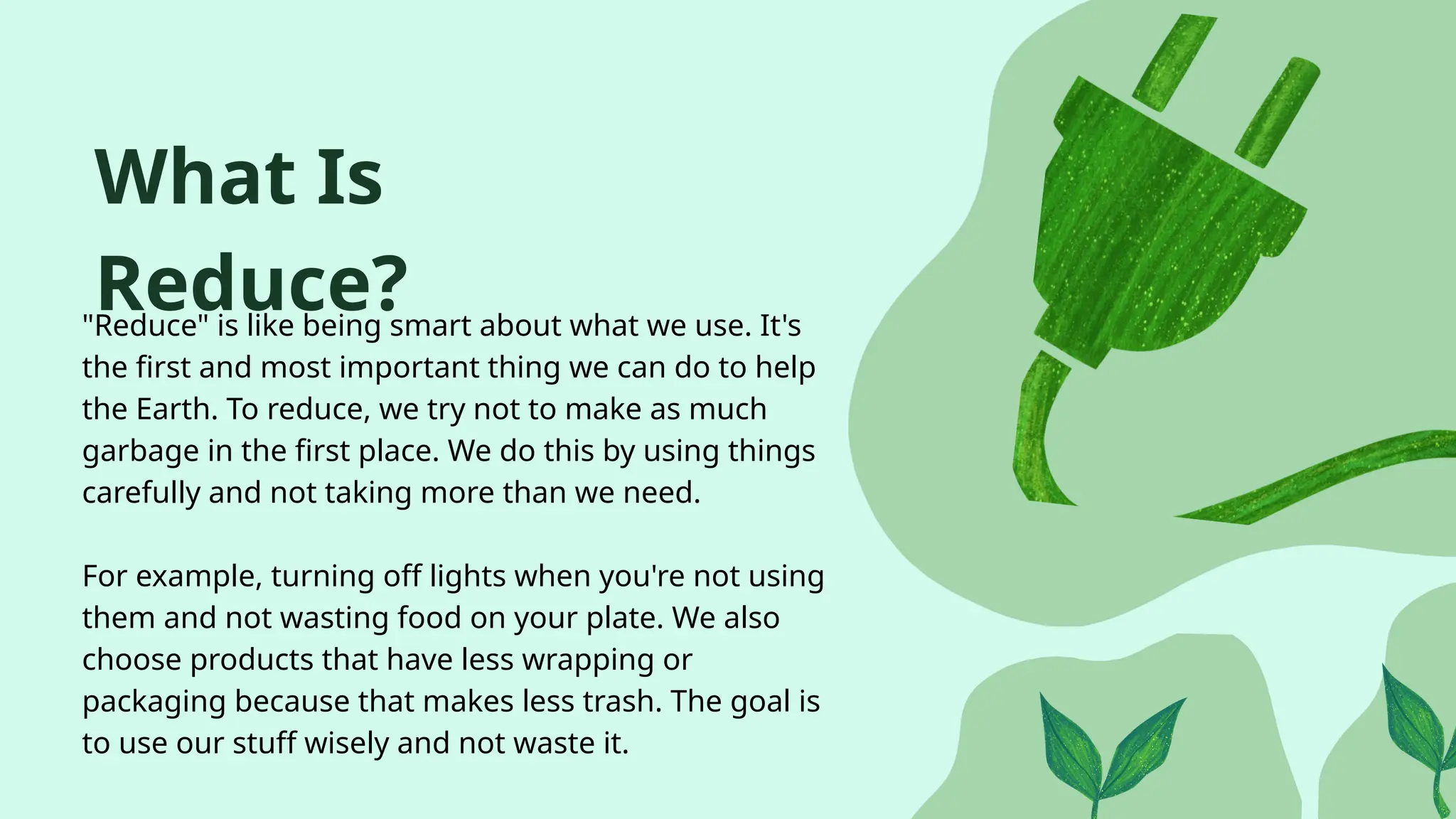 Reduce Reuse Recycle for A Sustainable Future Education Presentation In ...