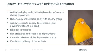 TechTalk: Reduce Risk with Canary Deployments | PDF | Web Development ...