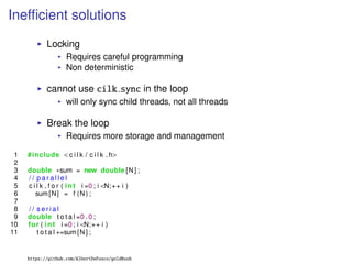 Cilk Plus Parallel Reduction | PDF