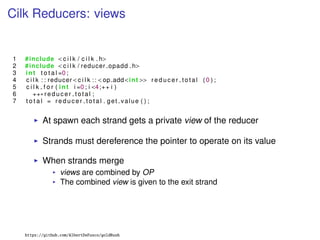 Cilk Plus Parallel Reduction | PPT