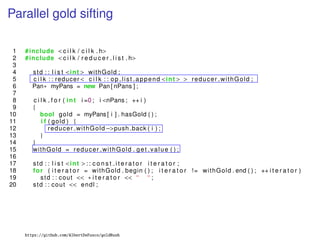 Cilk Plus Parallel Reduction | PPT