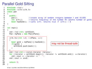 Cilk Plus Parallel Reduction | PPT