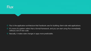 Reducers+flux=redux | PPTX