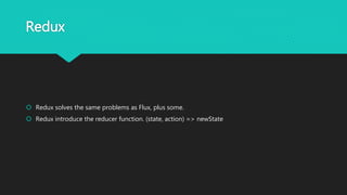 Reducers+flux=redux | PPT