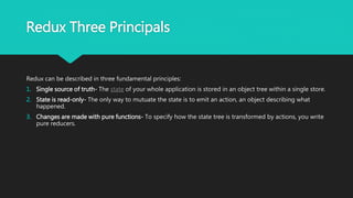 Reducers+flux=redux | PPTX
