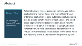 Reduce Software Release Cycles by 4-5x with Application Release ...