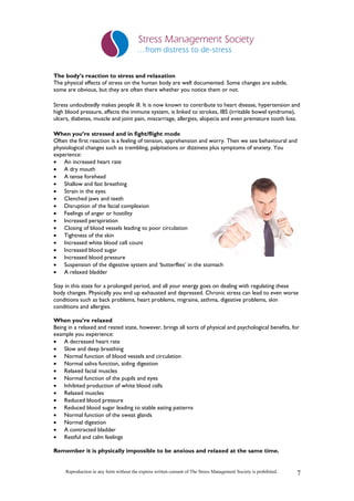 Reduce stress and achieve success 100824 | PDF