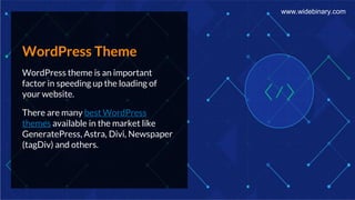 How to Reduce Time to First Byte (TTFB) in WordPress | PPTX
