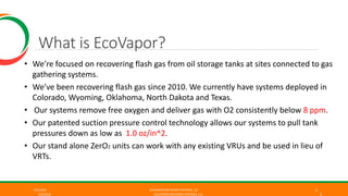Reduce your o2 to zero in your gas stream with eco vapor 9 3-18 | PPT