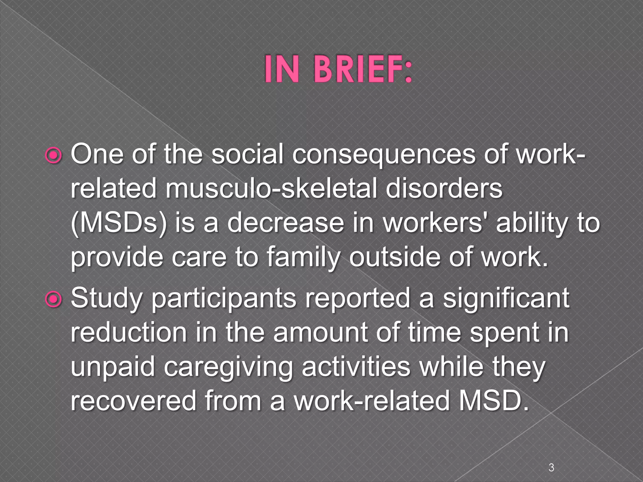 Reducing and minimizing workplace injuries | PPTX
