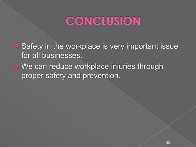 Reducing and minimizing workplace injuries | PPTX
