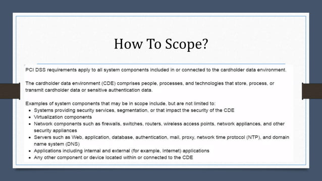 Reducing cardholder data footprint with tokenization and other techniques | PPTX