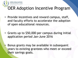 Reducing Costs for ICT Majors with the California Affordability Textbook Act 2015 | PPT