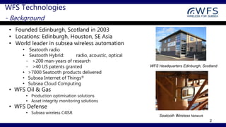 Reducing costs through subsea wireless automation June 2017 | PPT