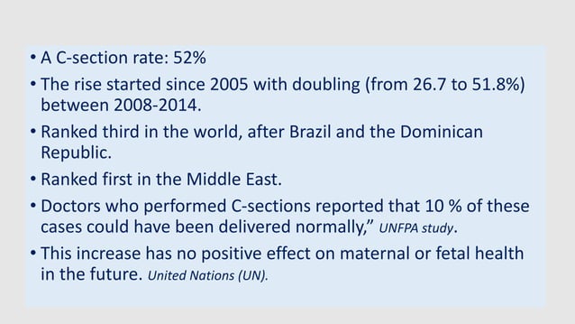 Reducing cesarean section rate. a national demand | PPTX | Pregnancy ...