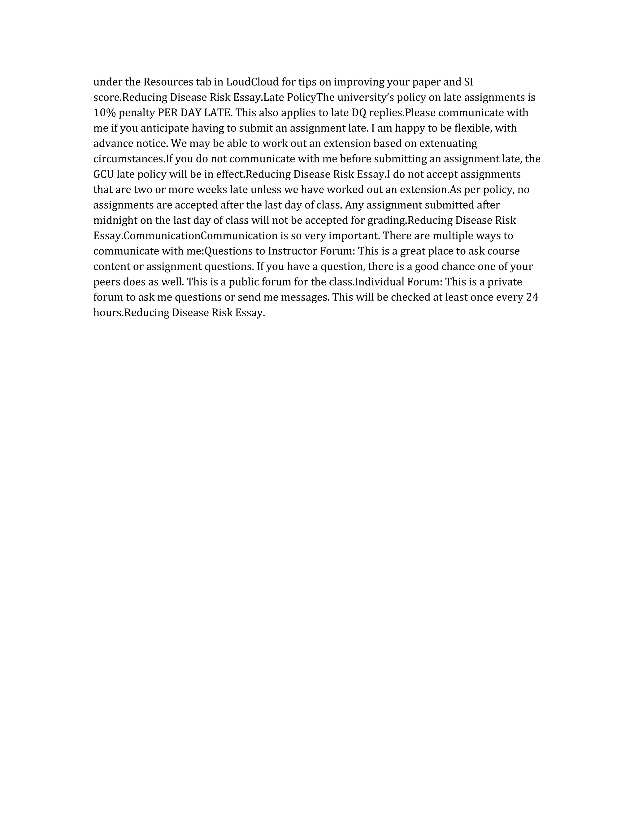 Reducing Disease Risk.docx