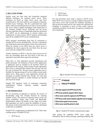 Reducing download time through mirror servers | PDF