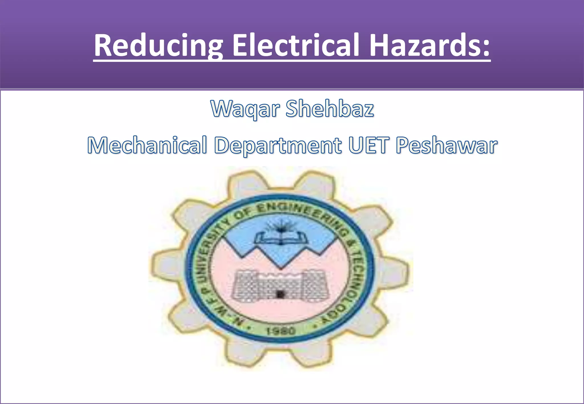 Reducing electrical hazards | PPTX