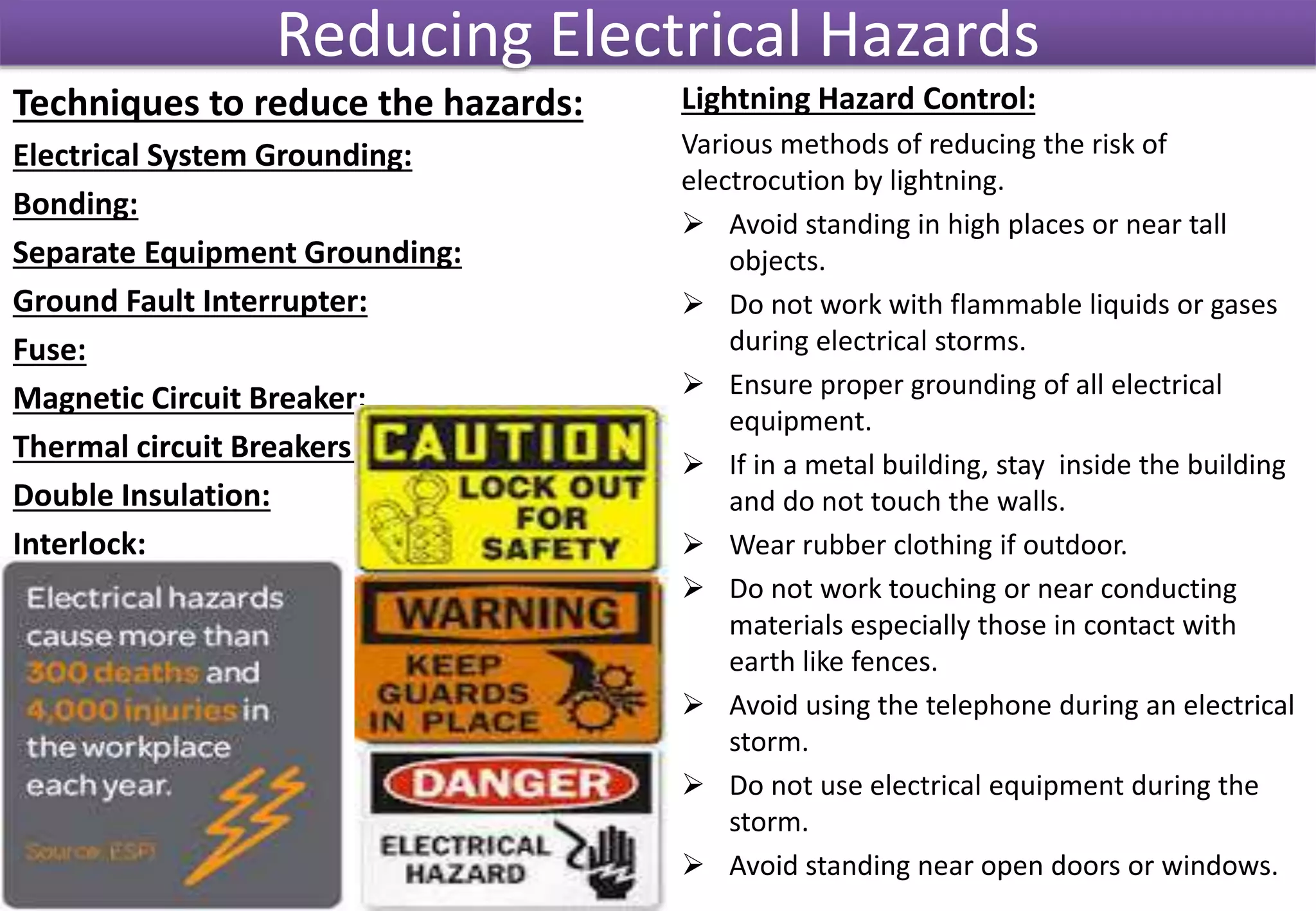 Reducing electrical hazards | PPTX | Home Appliances | Home & Garden