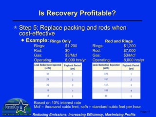 Reducing Emissions From Compressor Seals | PPT