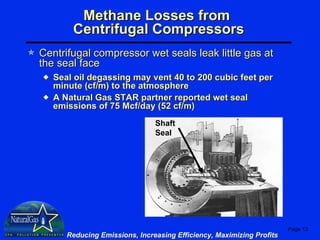 Reducing Emissions From Compressor Seals | PPT