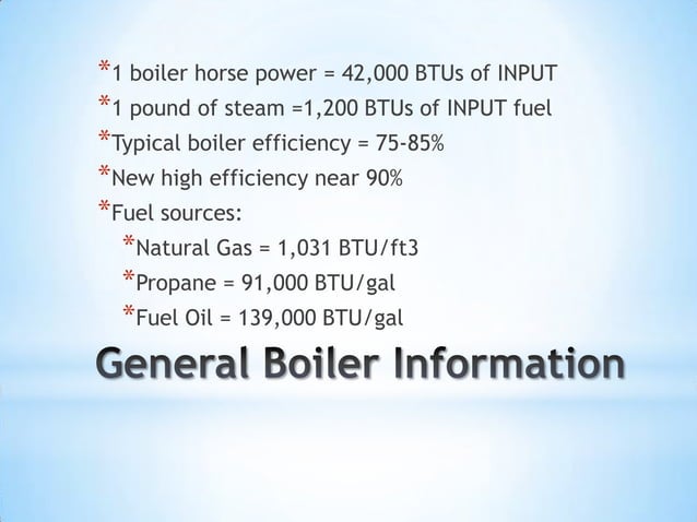 Reducing Energy Cost Through Boiler Efficiency | PPT