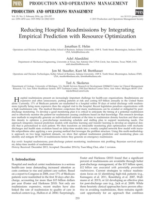 Prognostics with optimization | PDF