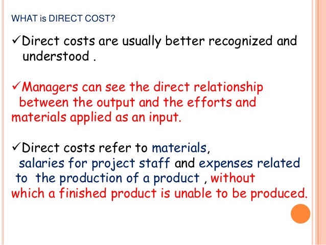 REDUCING INDIRECT COSTS IN MANUFACTURING INDUSTRIES