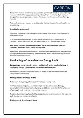 Unlocking Savings: How Energy Efficiency Drives Down Operational Costs ...