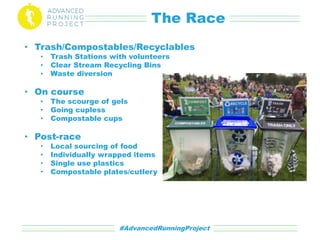 Advanced Running Project: Reducing our Footprint | PPT