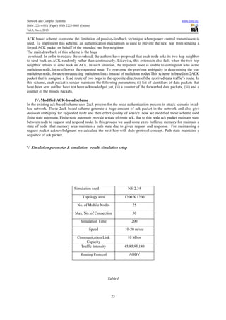 “Reducing packet loss in manet” | PDF