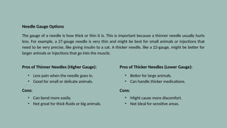 Utilizing the Effective Veterinary Hypodermic Syringes to Reduce Pain ...