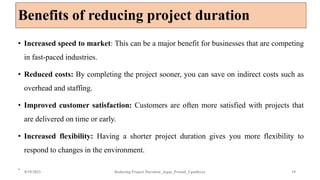 Reducing Project Duration_Jagat Prasad Upadhyay.pptx