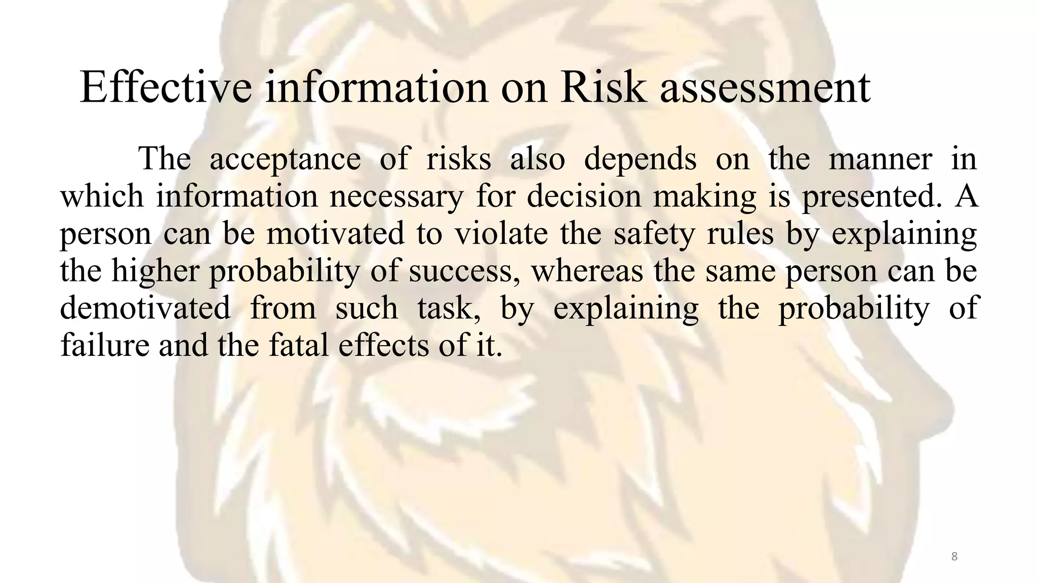 Reducing risk | PPTX