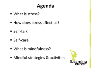 Reducing stress with positive self talk and mindfulness | PPT