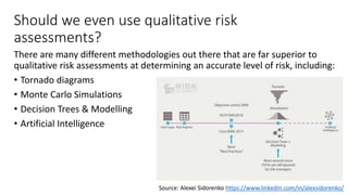 Reducing subjectivity in qualitative risk assessments | PPTX