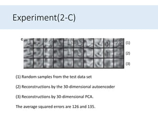 Reducing the dimensionality of data with neural networks | PPT