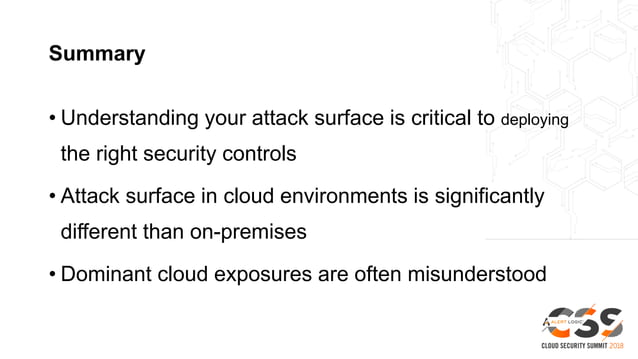 Reducing Your Attack Surface | PPT