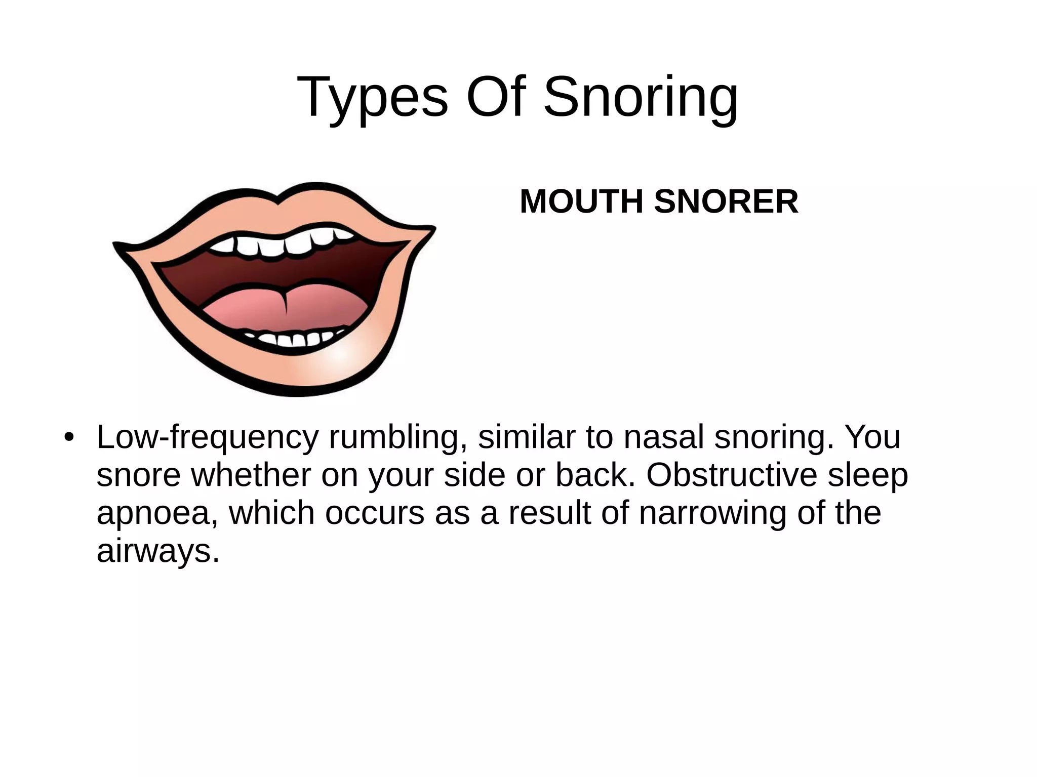 Tips For Reducing Your Snoring | ODP